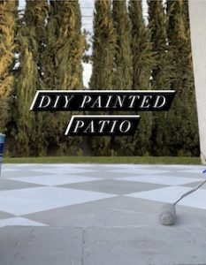 Painted Checkered Floors: How To Completely Transform Your Patio On A ...