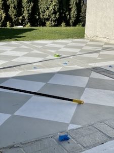 Painted Checkered Floors: How To Completely Transform Your Patio On A ...