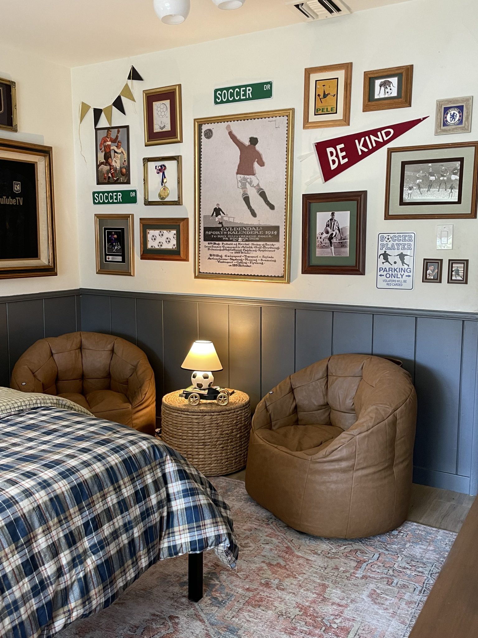Soccer Room Reveal + Tips For Designing a Beautiful Space All While ...